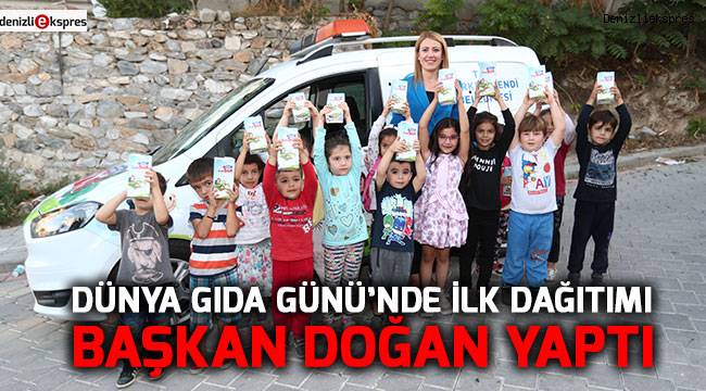 Dünya Gıda Günü’nde ilk dağıtımı Başkan Doğan yaptı - Merkezefendi ...