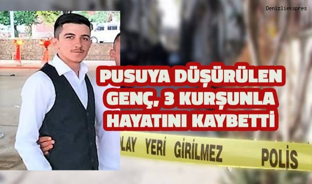 İşe giderken pusuya düşürülen genç, 3 kurşunla hayatını kaybetti ... İşe giderken pusuya düşürülen genç, 3 kurşunla hayatını kaybetti ...